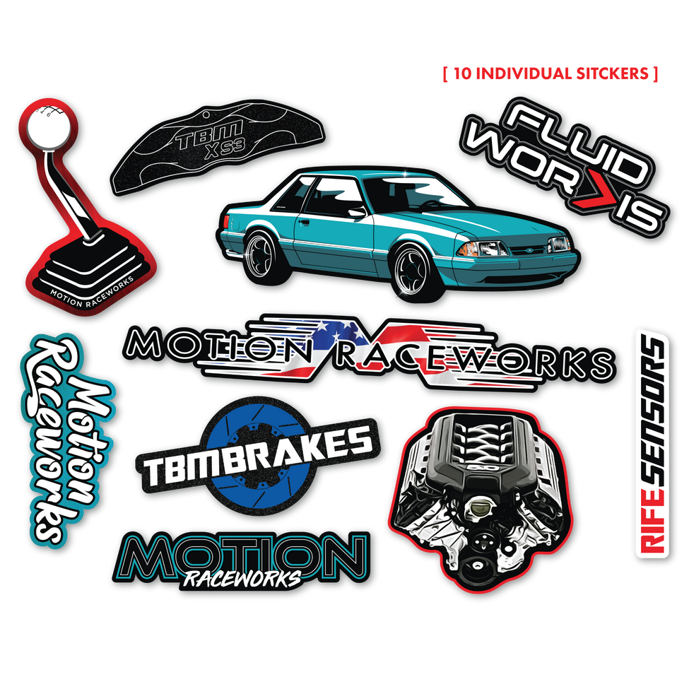 Calypso Foxbody Sticker Sheet 8.5"x11" – Motion Raceworks