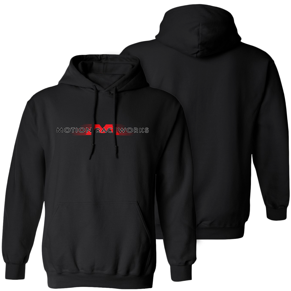 Motion "Flying M" Logo Black Hoodie – Motion Raceworks