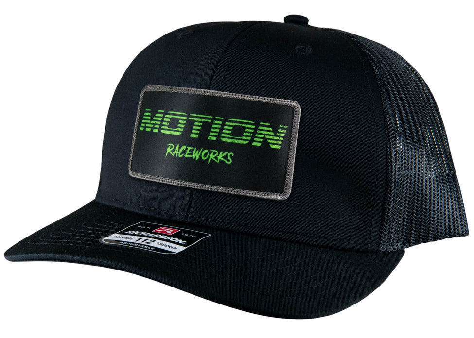 Snot Rocket Edition Black/Green Motion Fade Patch Hat – Motion Raceworks