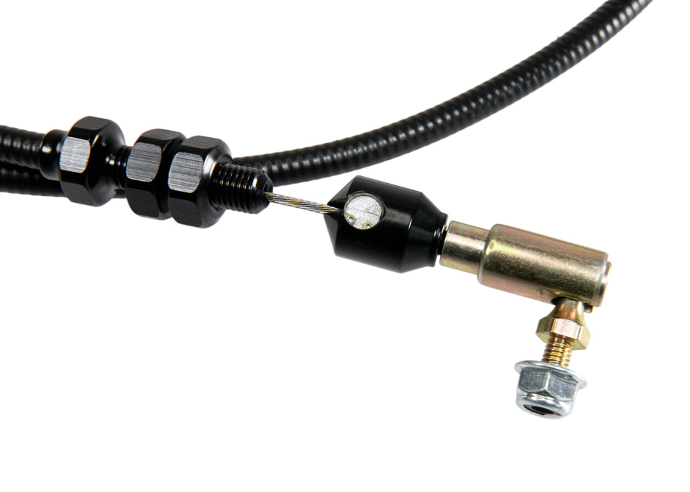 Motion Raceworks 48" Throttle Cable Carburetor Attachment w/ Pedal Cle