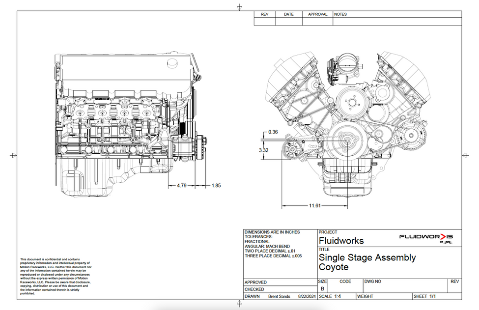 Coyote Single Stage External Wet Sump Oiling System Kit – Motion Raceworks