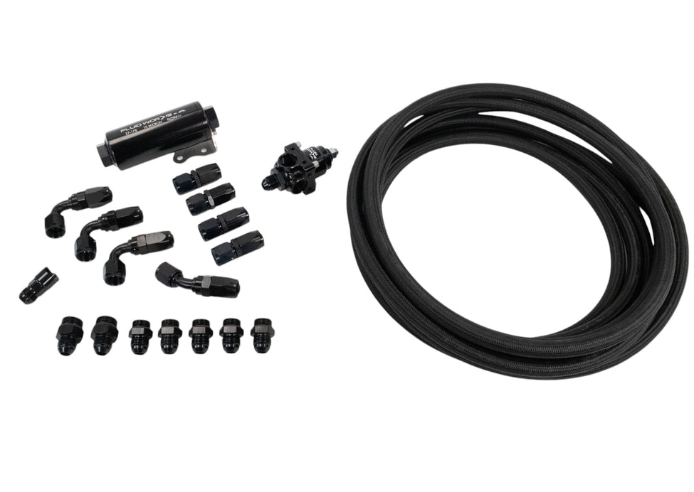 LS Extreme Swap Fuel System Plumbing Kit For Billet Hat Factory In Tan ...