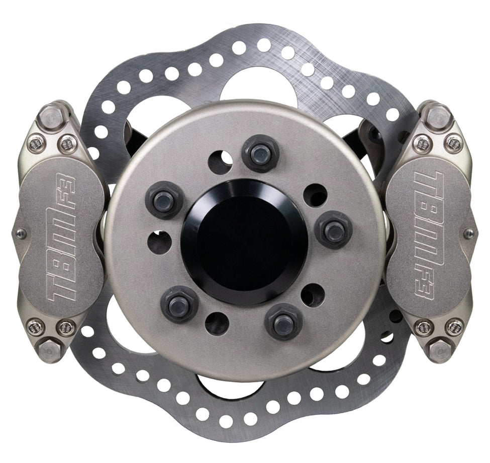TBM Rear Dual Caliper Drag Brake Kit Symmetrical w/ 3.150 Housing Ends ...