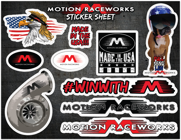 Motion Raceworks Stickers & Decals