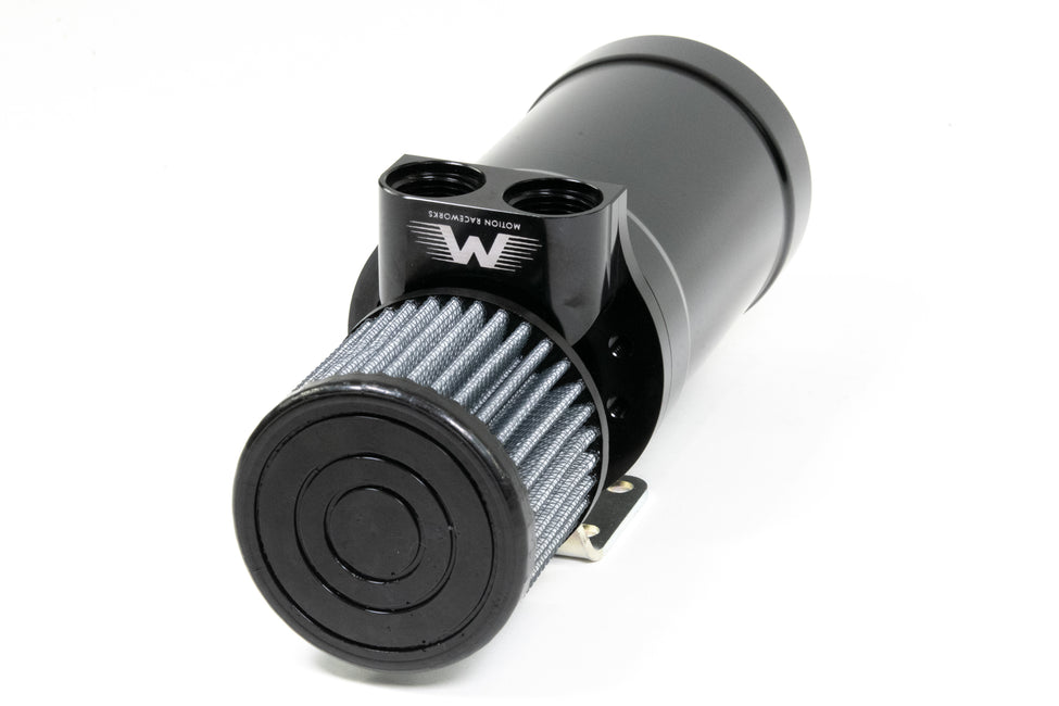 Top Loader Billet Internally Baffled Oil Catch Can (Dual 10AN Port ...