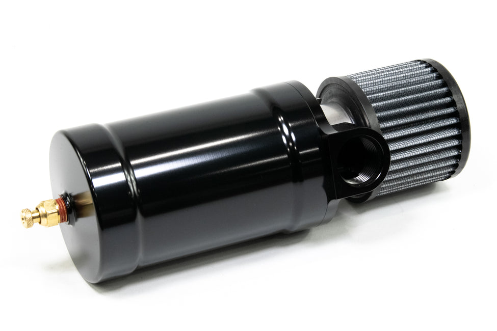 Motion Raceworks Top Loader Billet Internally Baffled Oil Catch Can