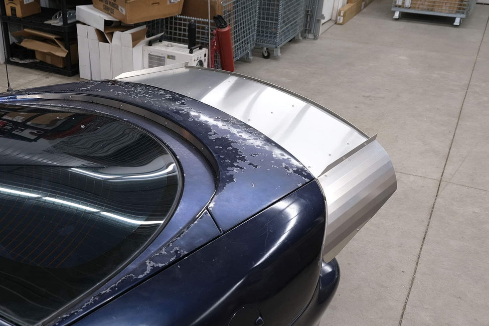 1993-2002 4th Gen Camaro 15" Strutless Drag Wing w/ Adjustable Wicker ...