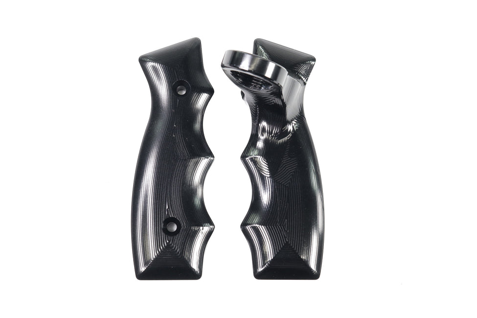 Operator Button Billet Grip Insert Set Black 16-144-04 (Button Not Inc ...