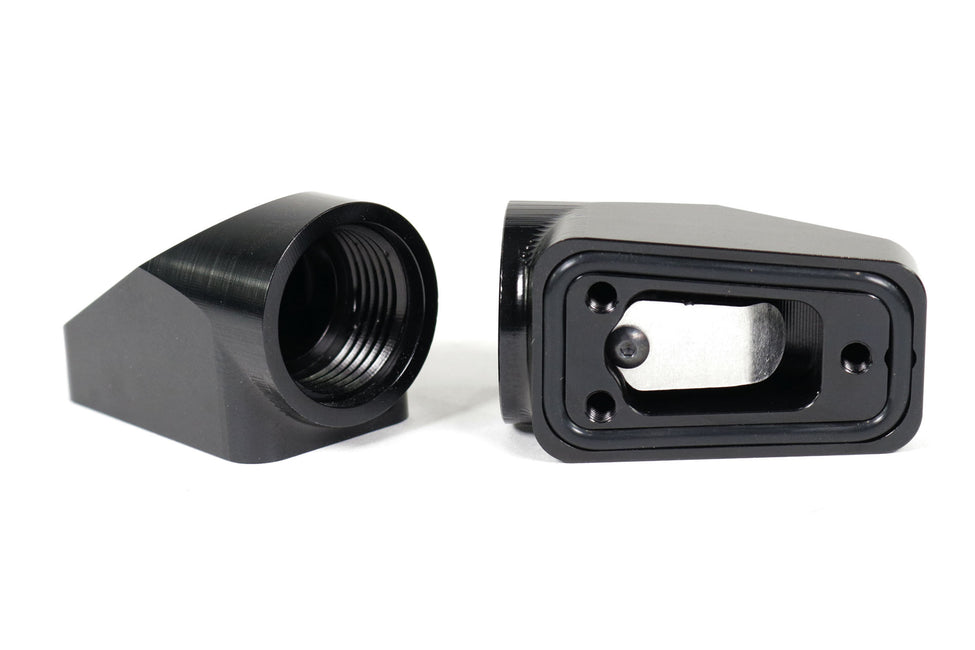 Motion Raceworks Billet Valve Cover Breathers Black Anodized (Pair)