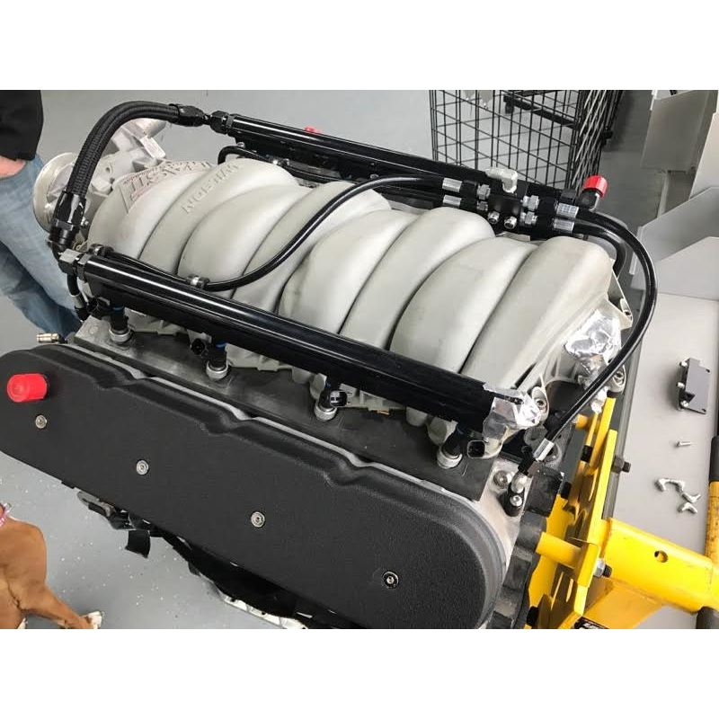 Motion Raceworks V2 LS Flex Line Coolant Crossover Steam Kit LS1 LS6