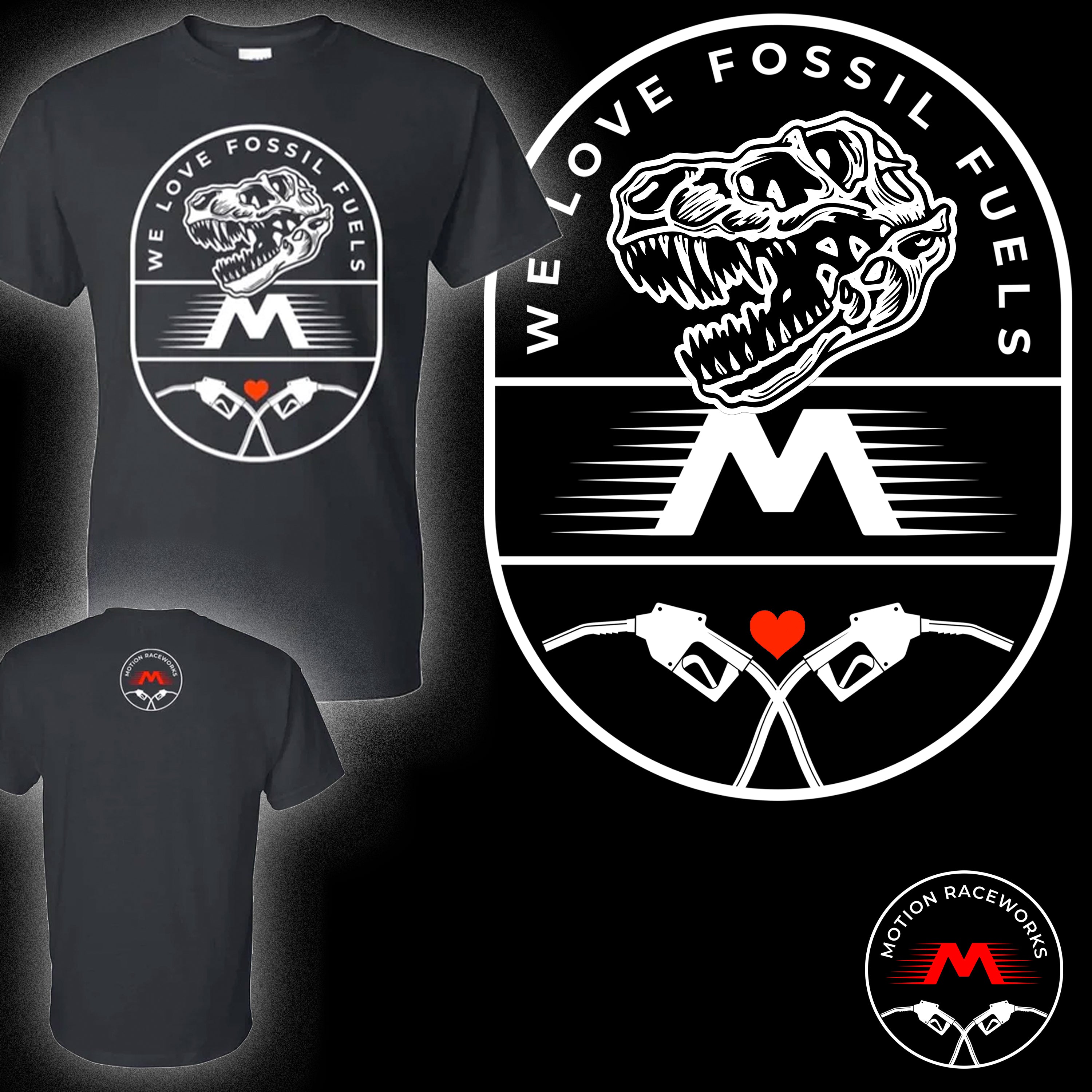 Discontinued: We Heart Fossil Fuels Shirt 96-130 – Motion Raceworks