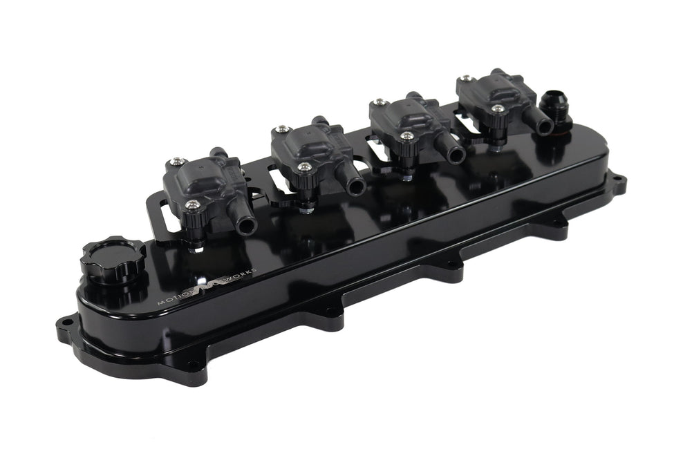 Motion Billet Gen V LT Valve Covers (Black Anodized Finish) 11-120BLK ...