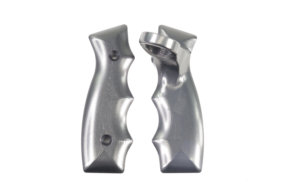 Operator Button Billet Grip Insert Set Gun Metal Gray 16-144-01 (Butto ...